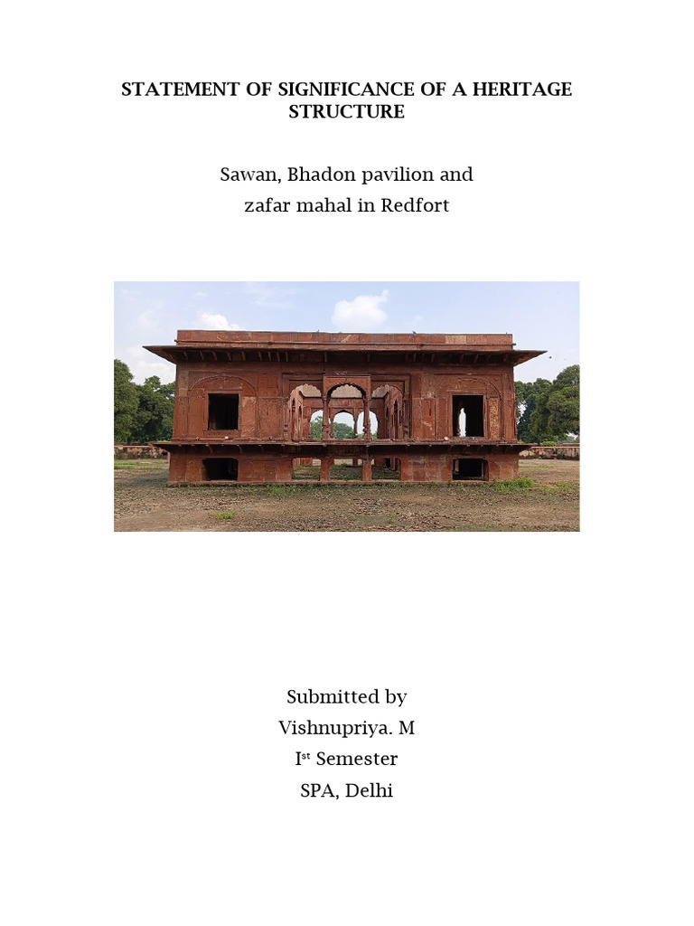 Values and Significance of A Heritage Structure | PDF