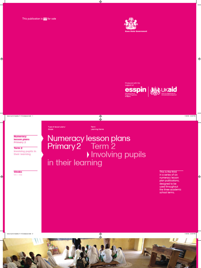 Kano Numeracy Primary 2 Weeks 11 15 Term 2 Lesson Plan | PDF | Lesson ...