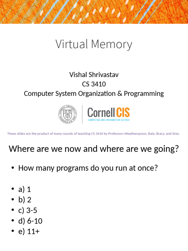 Understanding Virtual Memory Concepts | PDF | Cpu Cache | Office Equipment