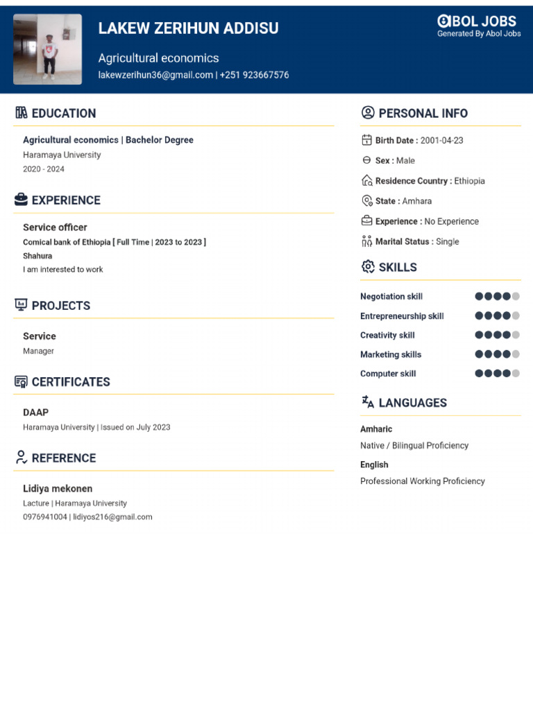 Lakew Zerihun Addisu | PDF