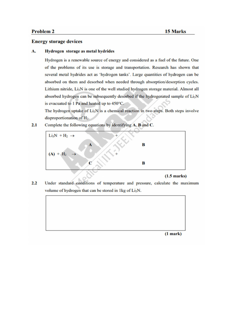 Assignment 2 (Chemistry) | PDF