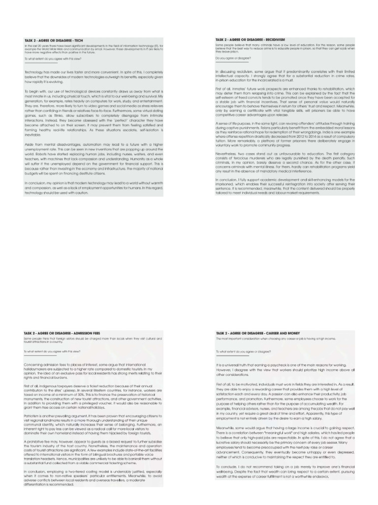 Writing Task 2 | PDF