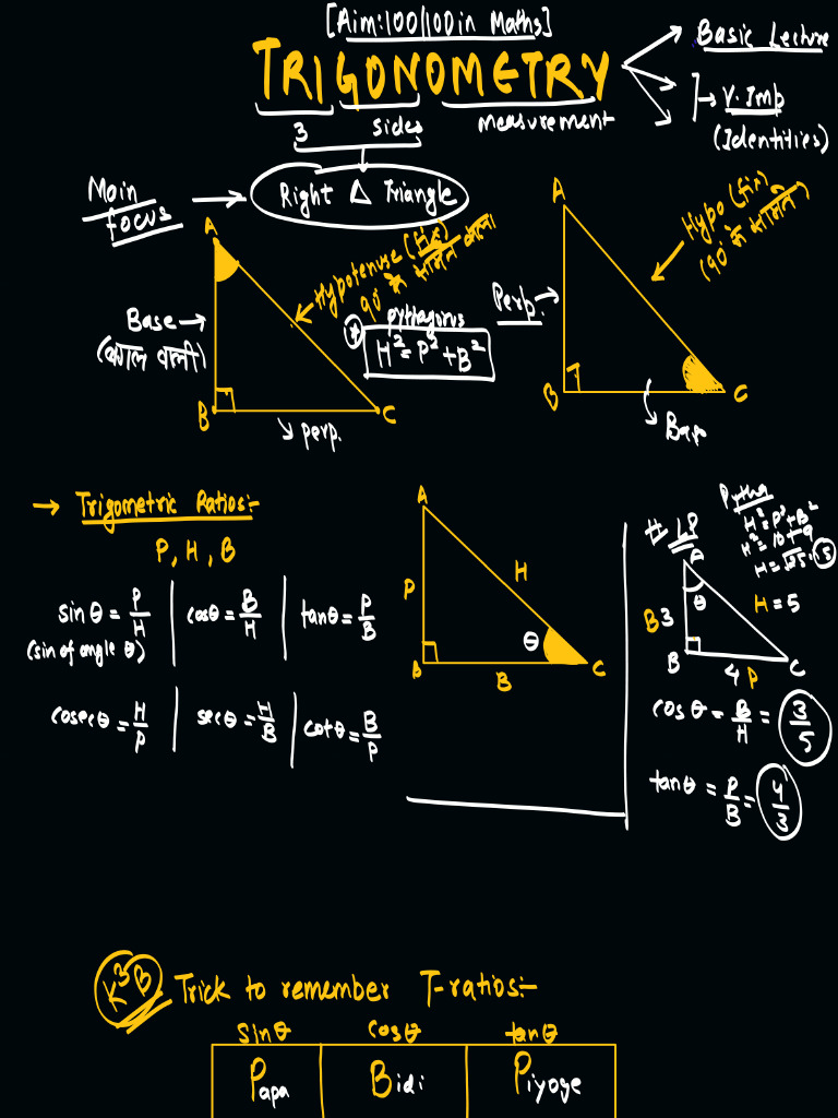 Trigonometry 1 | PDF