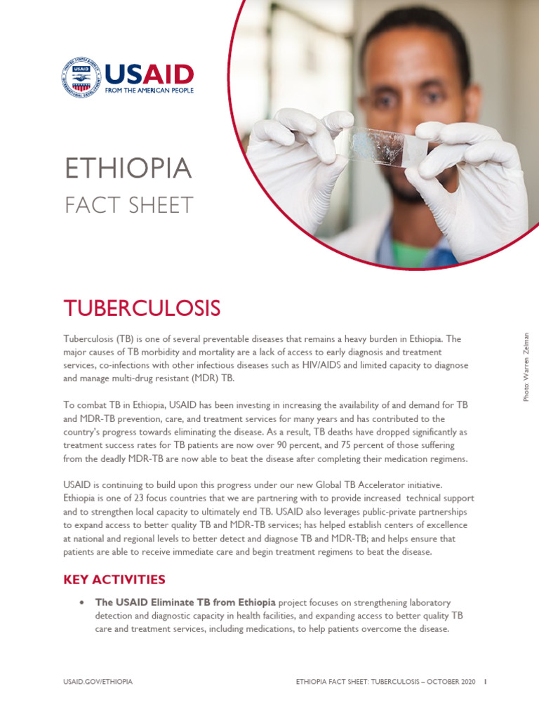 Ethiopia-Fact-Sheet_Tuberculosis_Oct-2020 | PDF | Tuberculosis | Health ...