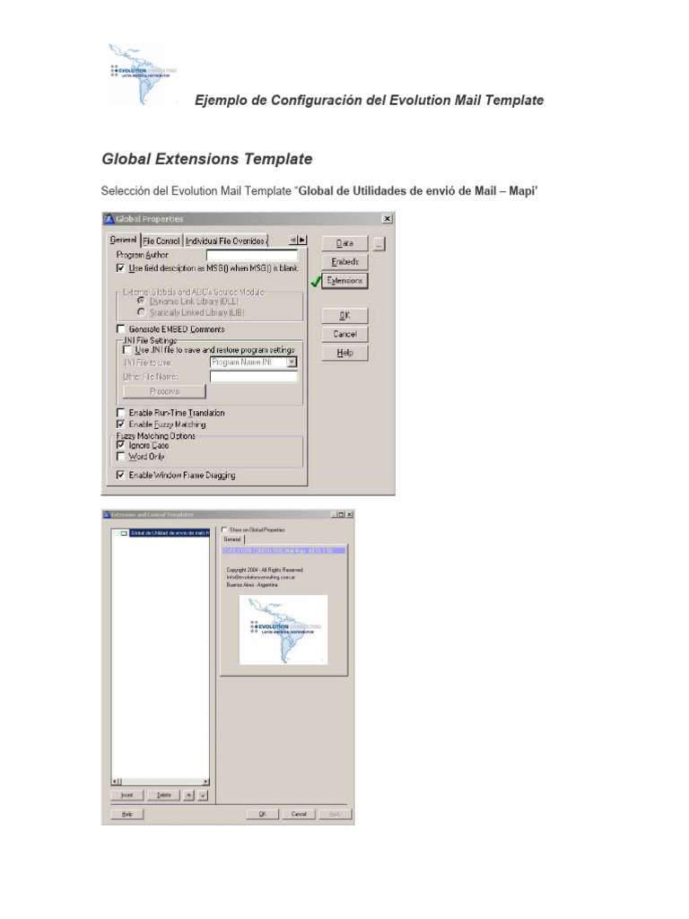 Evolution Mail Template | PDF