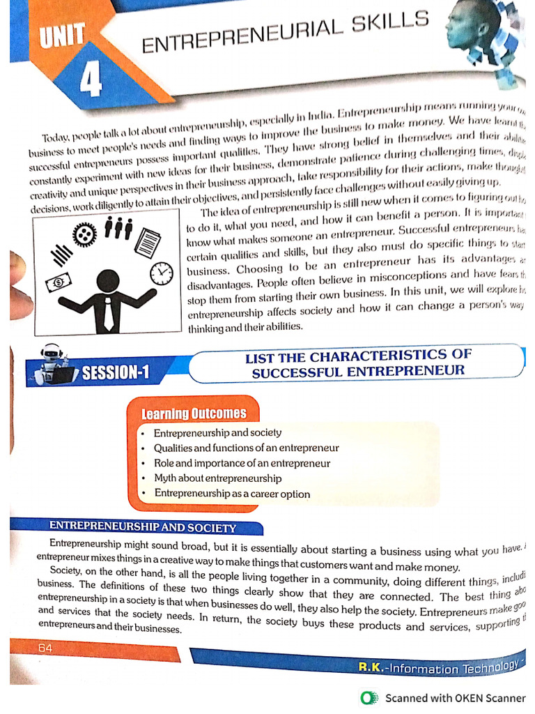 Entrepreneurial Skills Pdf