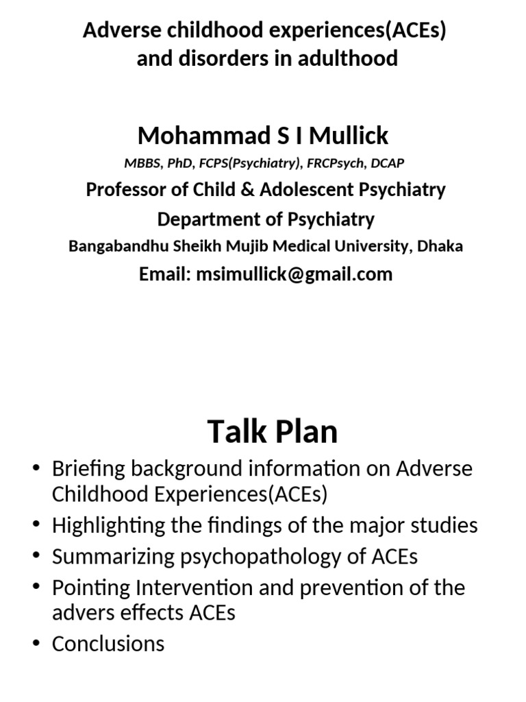 MSI Mullick ICP Talk 2019 | PDF | Substance Abuse | Mental Disorder