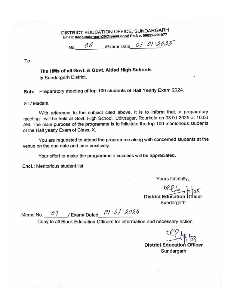 06- Preparatory Meeting for AHSC, 2025 | PDF