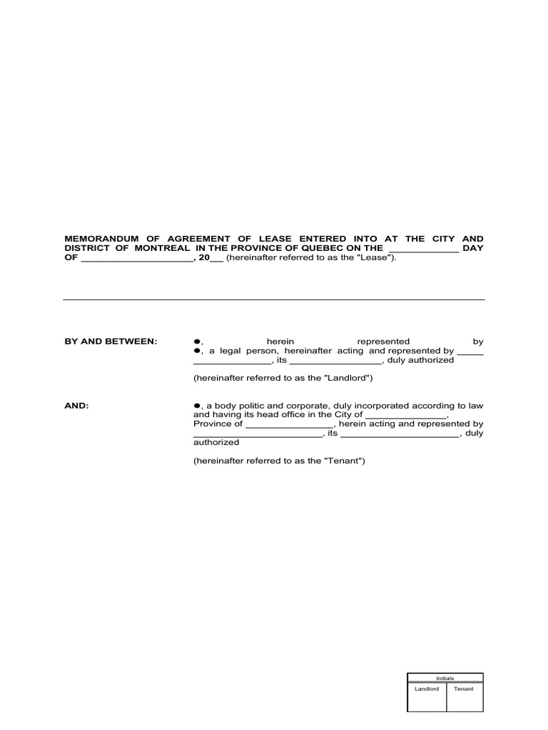 Standard Form Office Lease (English) | PDF | Leasehold Estate | Lease