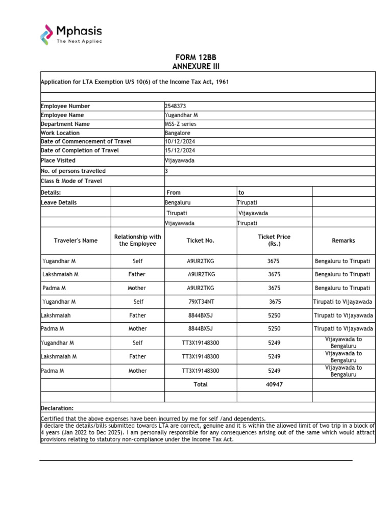 LTA Document | PDF | Taxes | Government Finances
