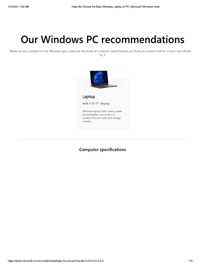 PC Requirement | PDF