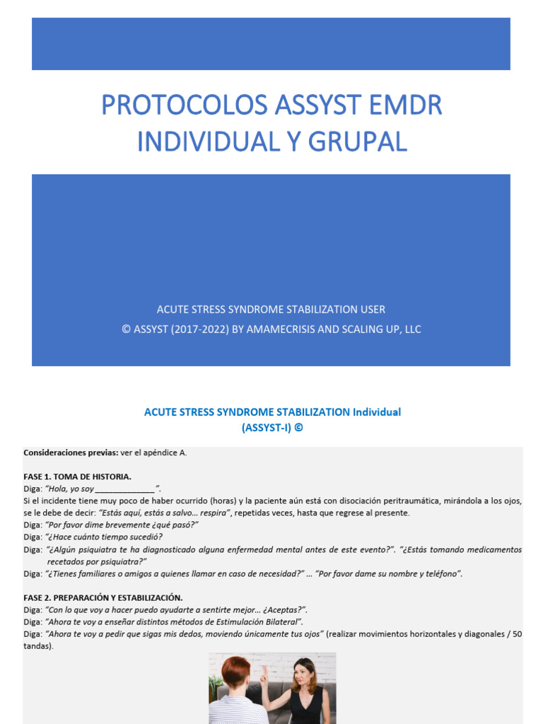 Protocolos Assyst Emdr | PDF | Sicología | Neurociencia