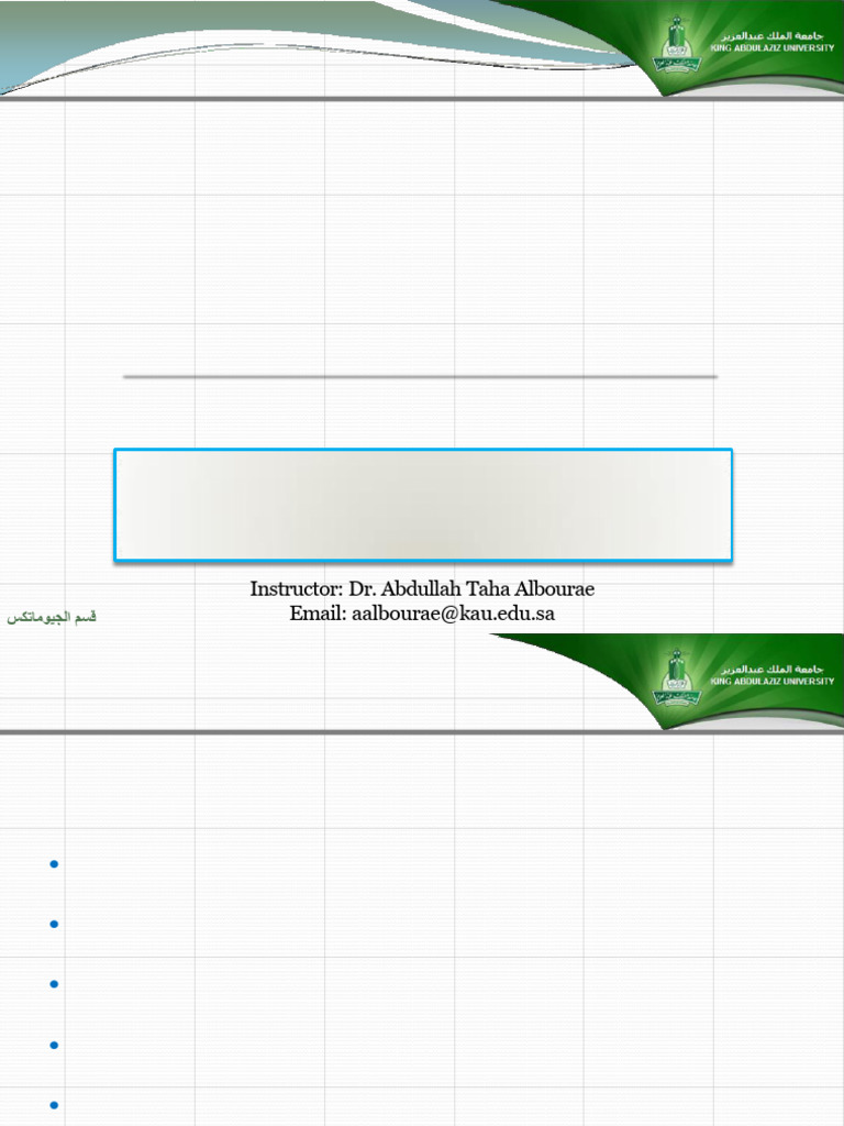 Geomatics: Map Projection Basics | PDF | Latitude | Analytic Geometry