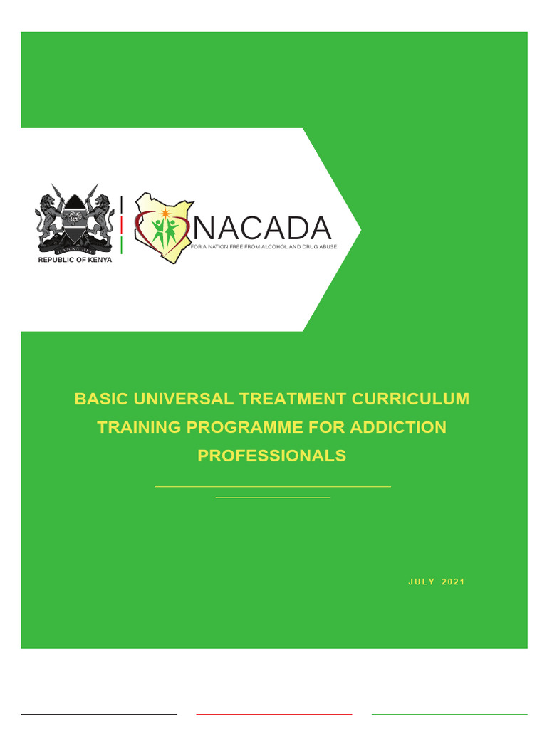 Basic Universal Treatment Curriculum Programme (Final) | PDF | Drug ...