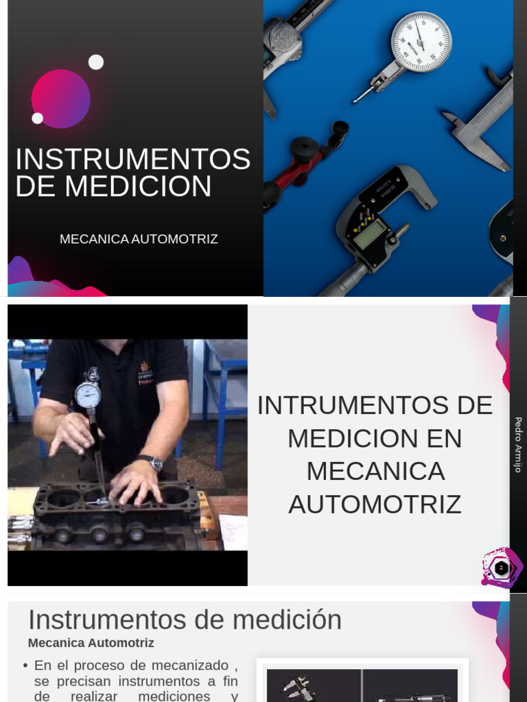 Instrumentos de Medicion en Mecanica Automotriz | PDF | Medición ...