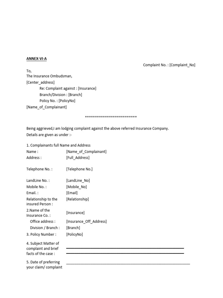 Annexure VI A For Customer | PDF | Justice | Crime & Violence