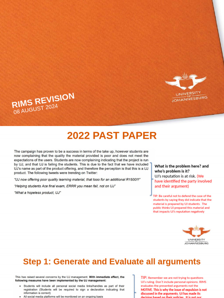 Rims Revision Slides | PDF | Social Psychology | Cognition