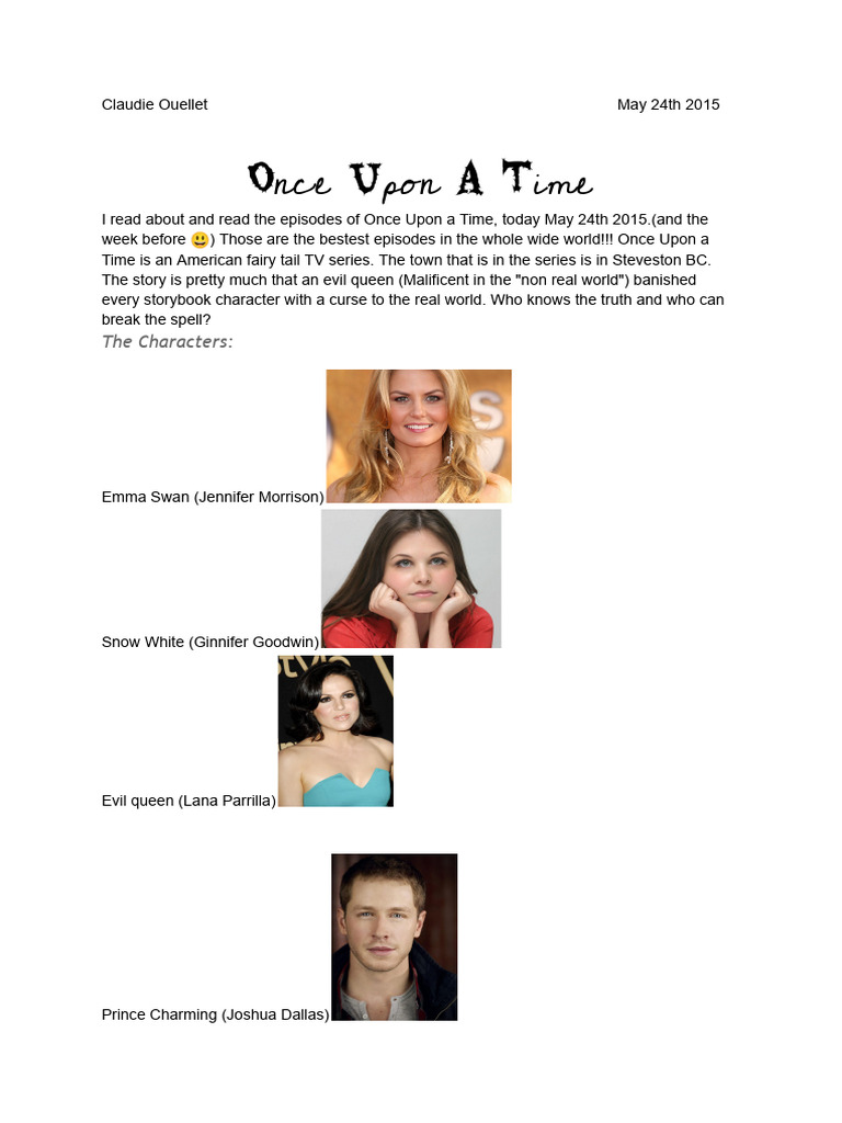 Once Upon A Time | PDF