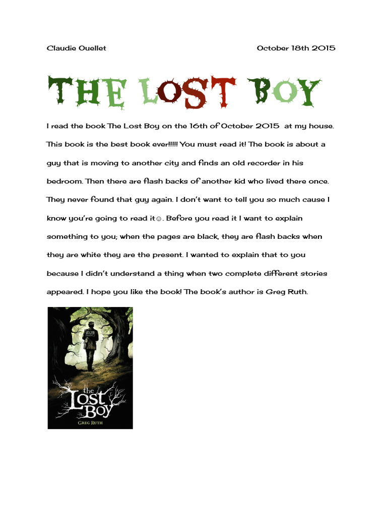 The Lost Boy | PDF