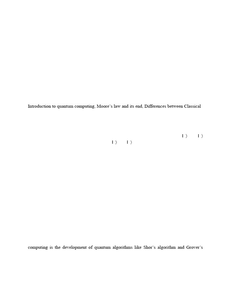 Module 3 Quantum Computing CSE UPR | PDF | Quantum Entanglement | Quantum Computing