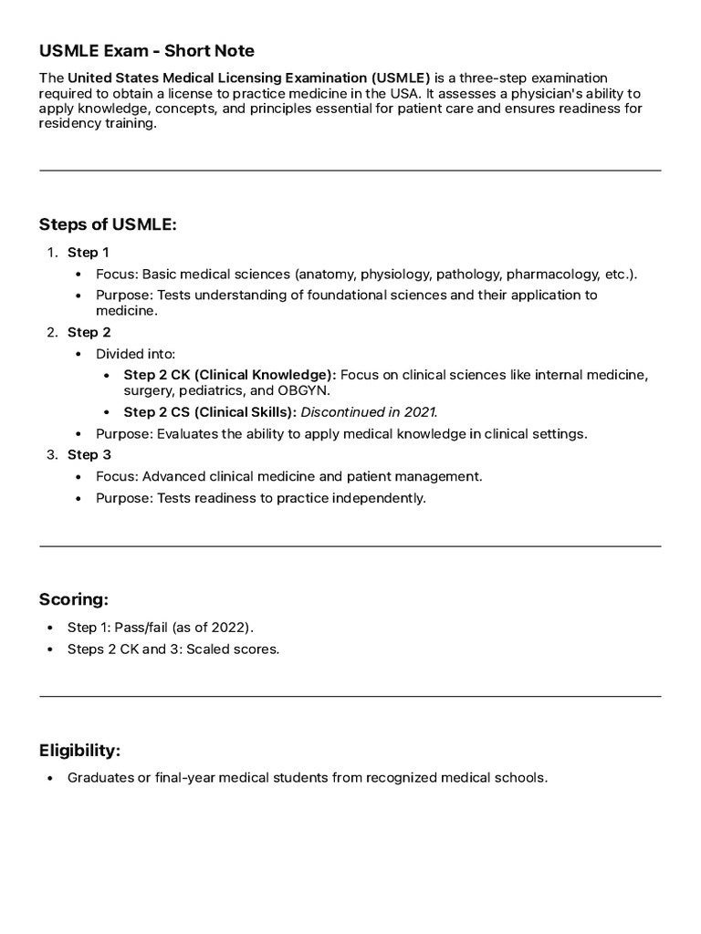 AIIMS Student USMLE Interview | PDF