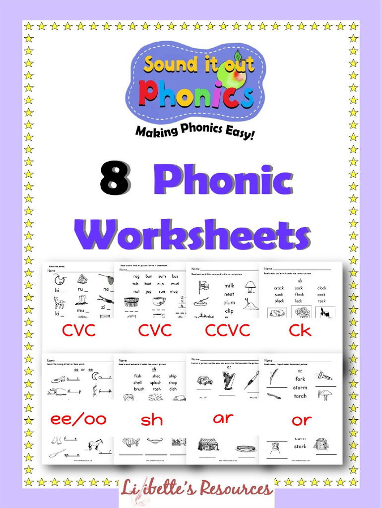 8 Phonic Worksheets | PDF