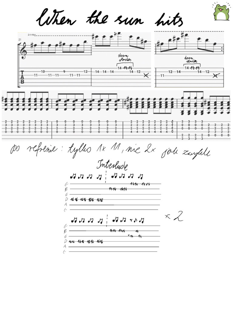 Abstract Poem with Musical Notation | PDF