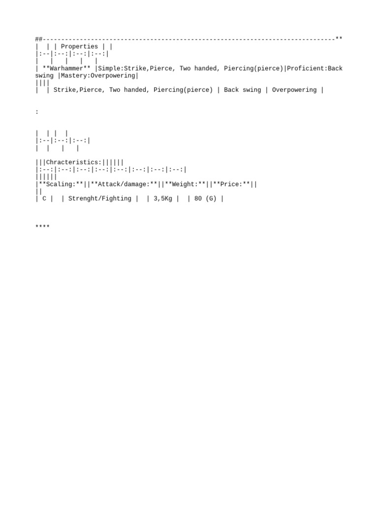 Warhammer | PDF