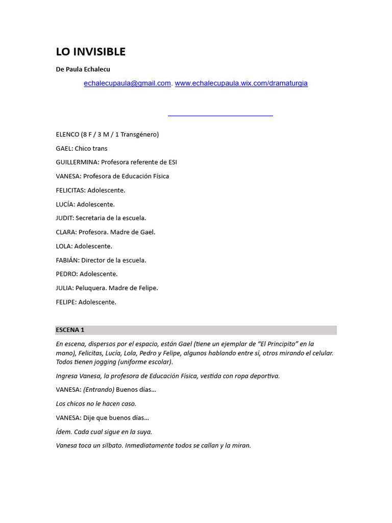 Lo Invisible | PDF