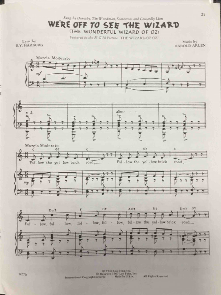 Were Off To See The Wizard | PDF