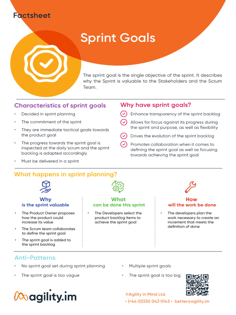 AIM FactSheet Sprint Goals-0.5 | PDF