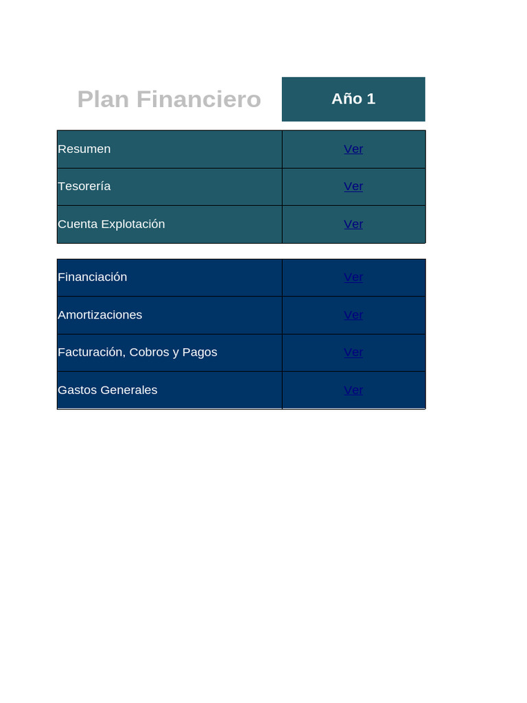 Plan Financiero Anual Detallado | PDF | Dinero | Comercio