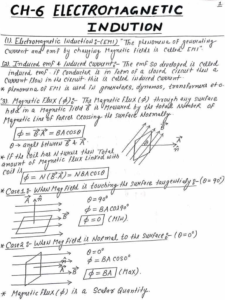 Ch6 Emi Notes | PDF