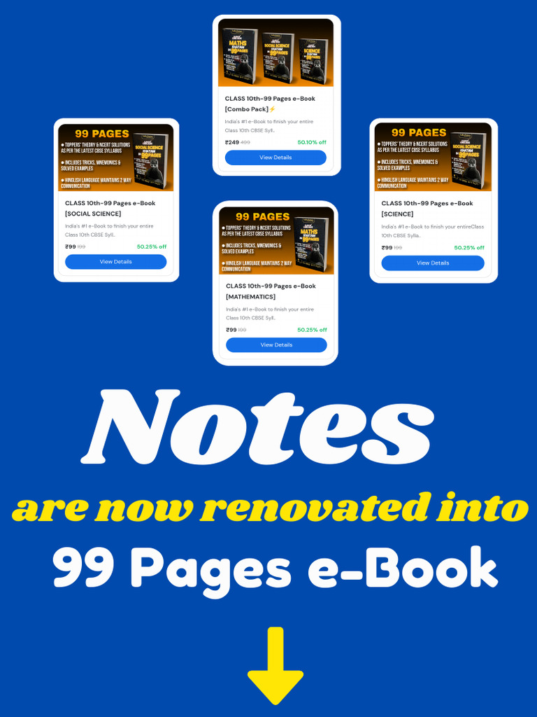 Science Short Notes Combined | PDF