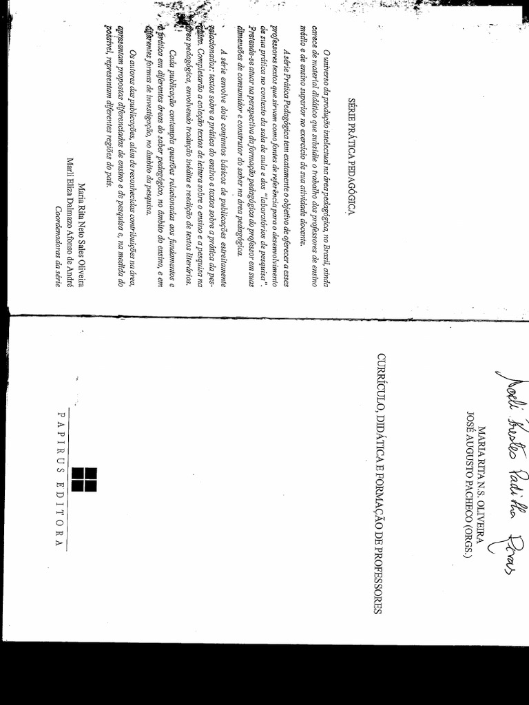 334503-TEXTO03 CurrículoeDidática | PDF