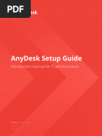 AnyDesk UserManual | PDF | Menu (Computing) | Computer Keyboard
