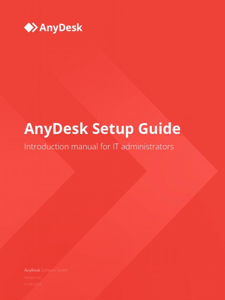 AnyDesk Setup Guide - EN - 2024 | PDF | Active Directory | Computing