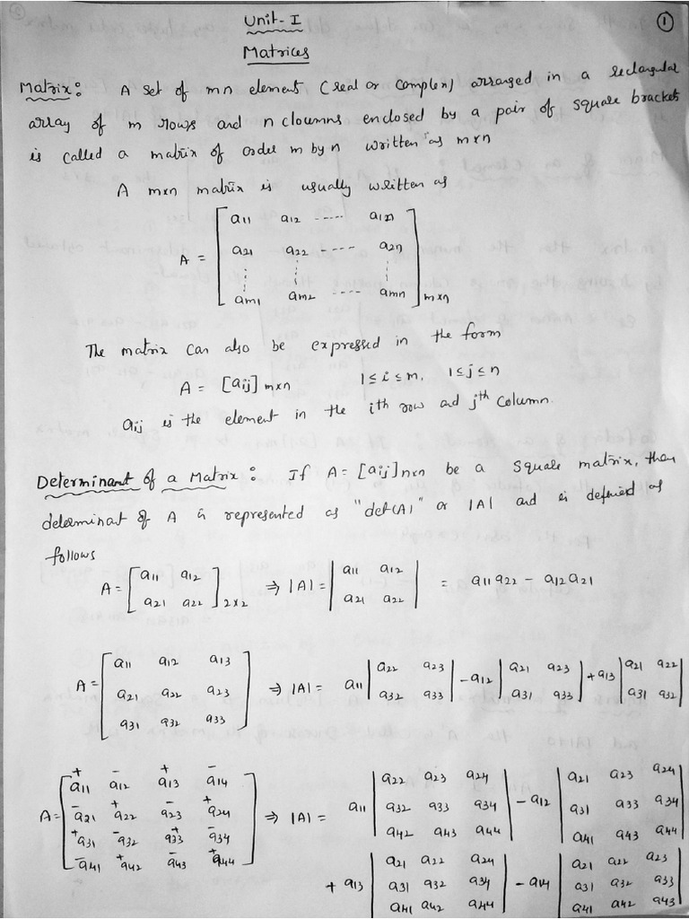 Rank of A Matrix & System of Equations | PDF