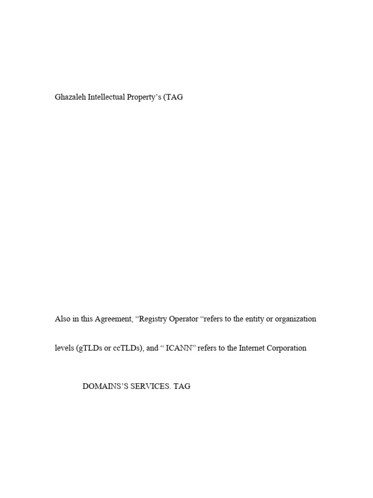 TAG Domains RRA New Mar 2023 | PDF | Indemnity | Domain Name Registrar