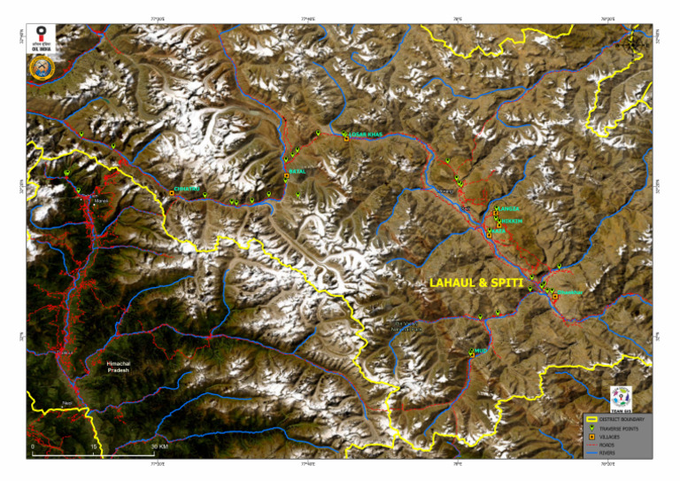 Spiti Map1 | PDF