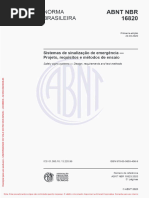 Sinalização de Emergência NBR 16820:2020 | PDF | Cor | Vermelho