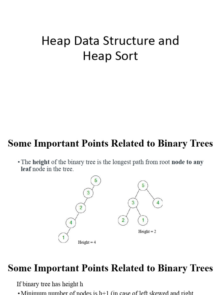 Heap Data Structure and Heap Sort.pptx | PDF | Algorithms | Algorithms ...
