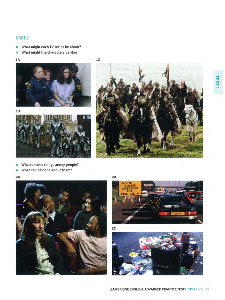 CAE Speaking - Test 1 M.H. | PDF