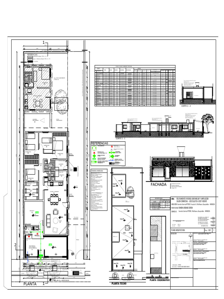 02-12-24 ARQ.-PLANO ARQ | PDF | Materiales | Materiales de construcción