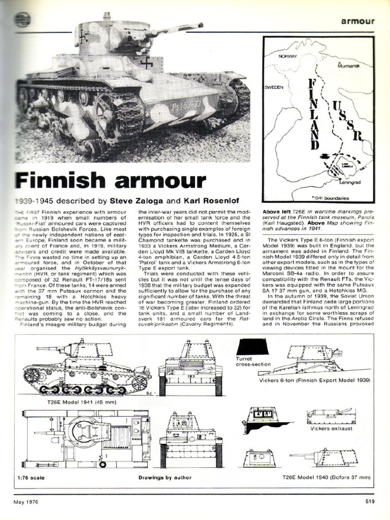 Afv Modeller - Finnish Armor 1939-45 | PDF