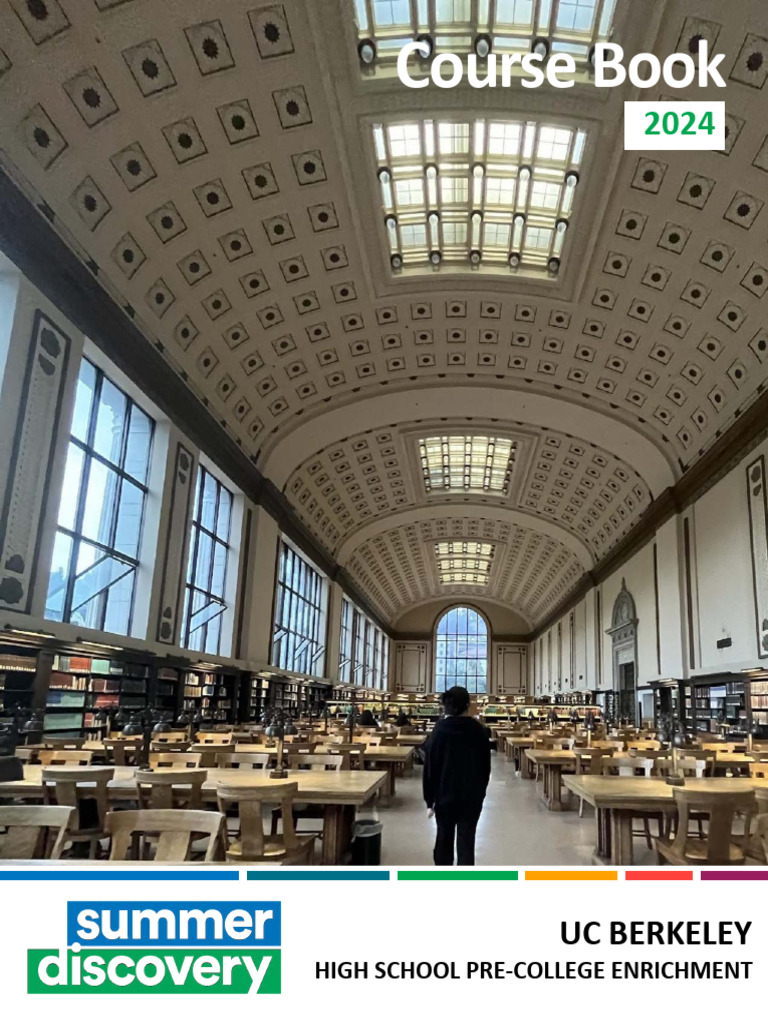 2024 Course Book - Summer Discovery UC Berkeley | PDF | University Of California | Psychiatry