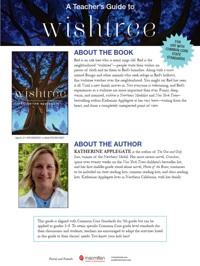 Teacher's Guide to Wishtree Activities | PDF | Narration