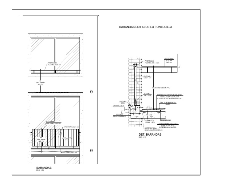 Baranda Edificios v2010 | PDF