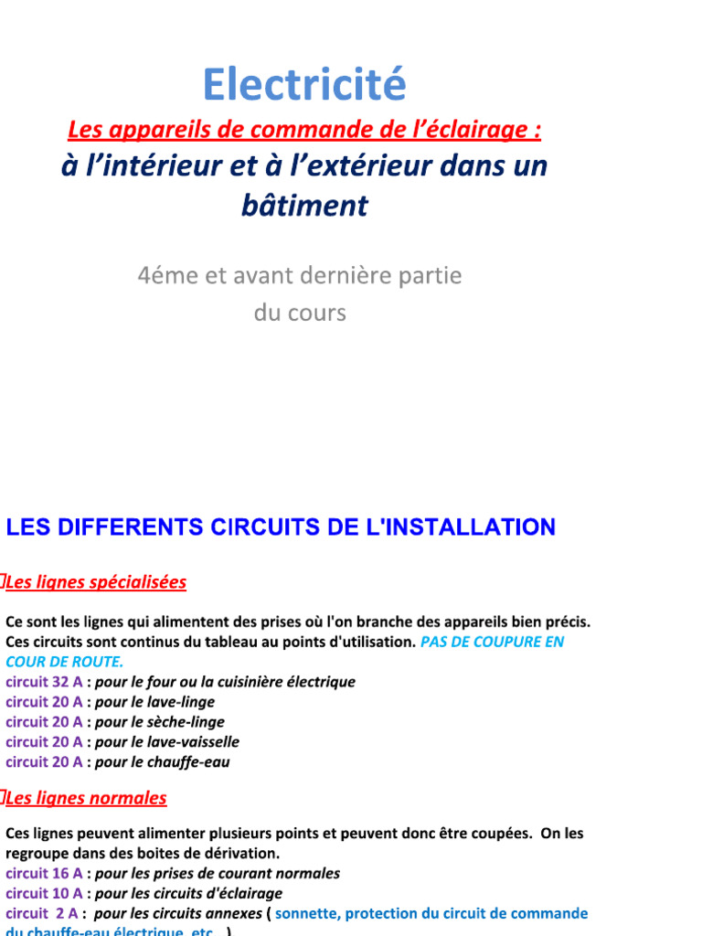 Electricite 4 | PDF