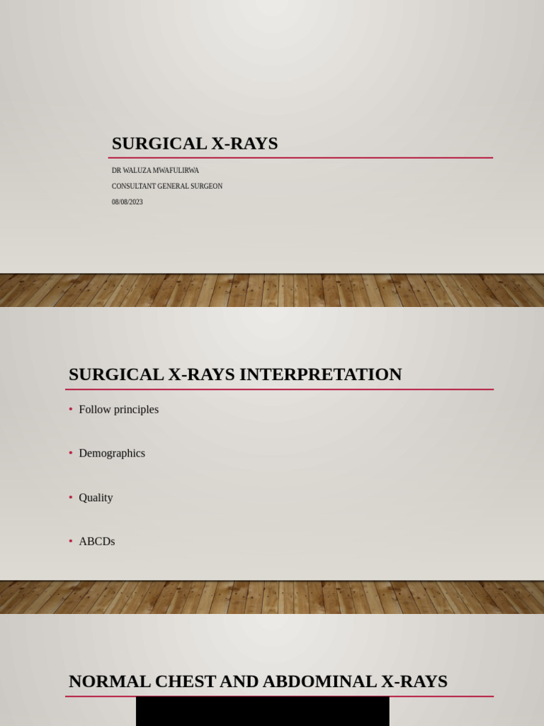 3. Surgical Xrays (1) | PDF